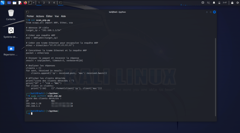 Créer un scanner ARP en Python - Blog NoHackMe